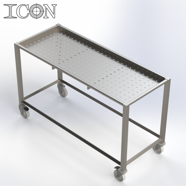 Perforated Table Trolley | Icon Engineering, Wisbech, Cambridgeshire