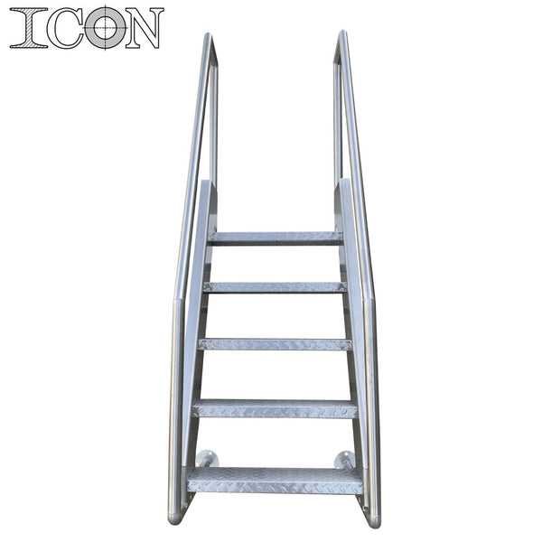 Wall-Mounted Access Steps | Icon Engineering, Wisbech, Cambridgeshire