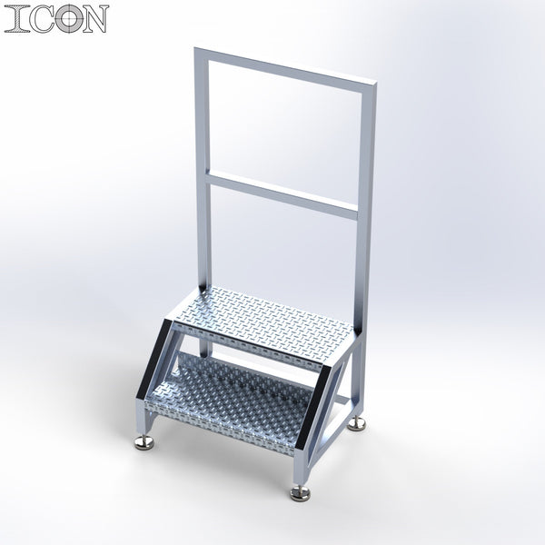 Aluminium Step Unit (Short Top Platform) | Icon Engineering, Wisbech ...