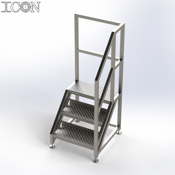 Stainless Steel Step Unit (Short Top Platform) | Icon Engineering ...