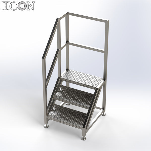 Stainless Steel Step Unit (Short Top Platform) | Icon Engineering ...