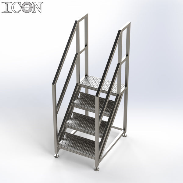 Stainless Steel Step Unit (Short Top Platform) | Icon Engineering ...