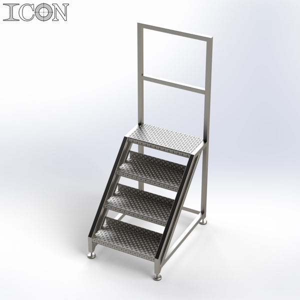 Stainless Steel Step Unit (Short Top Platform) | Icon Engineering ...