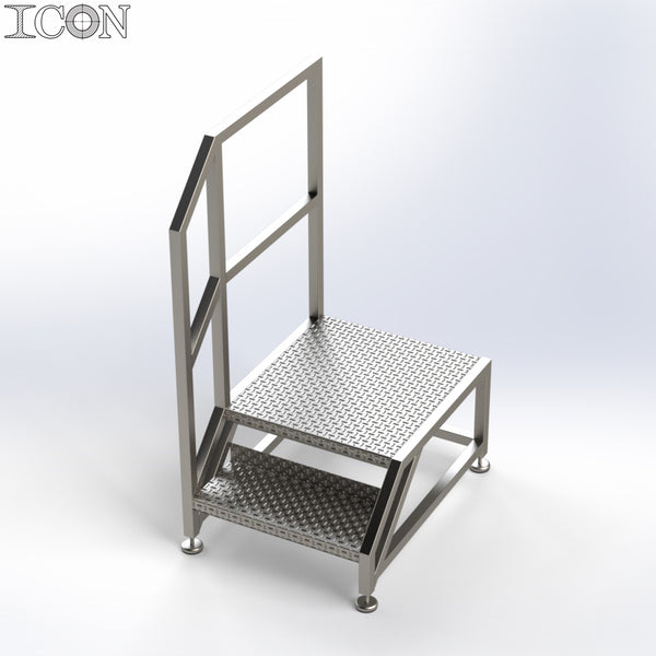 Stainless Steel Step Unit (Long Top Platform) | Icon Engineering ...
