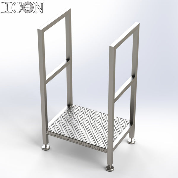 Stainless Steel Step Unit (Medium Top Platform) | Icon Engineering ...