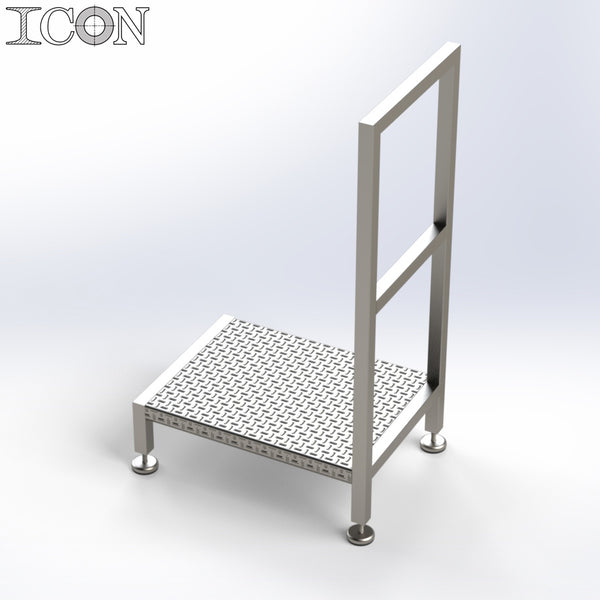 Stainless Steel Step Unit (Medium Top Platform) | Icon Engineering ...