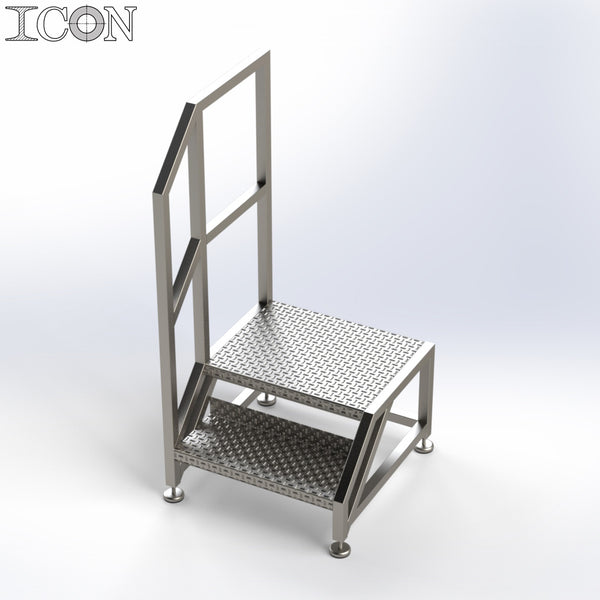 Stainless Steel Step Unit (Medium Top Platform) | Icon Engineering ...