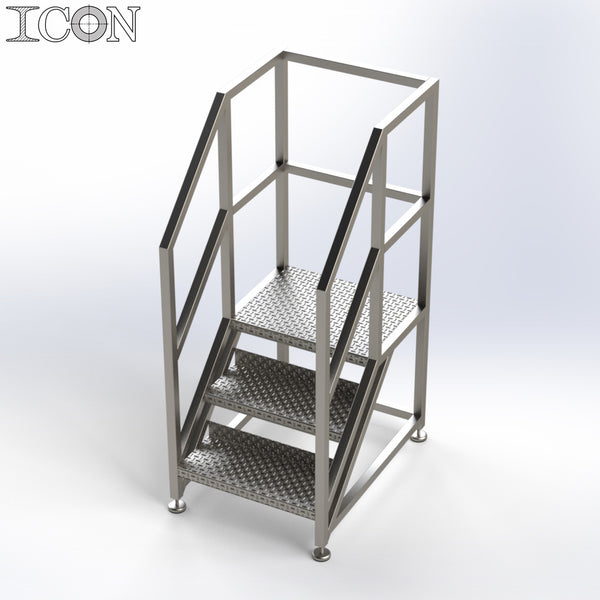 Stainless Steel Step Unit (Medium Top Platform) | Icon Engineering ...