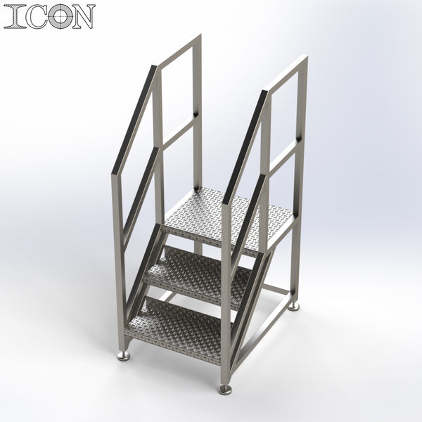 Stainless Steel Step Unit (Medium Top Platform) | Icon Engineering ...