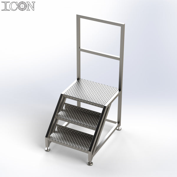 Stainless Steel Step Unit (Medium Top Platform) | Icon Engineering ...